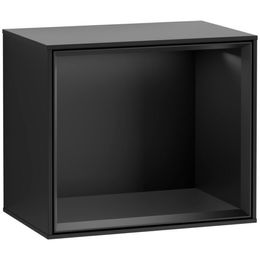 Villeroy & Boch Villeroy und Boch Finion Regalmodul G580PDPD 41,8x35,6x27cm, Emotion, Regal Black Matt, Black matt lacquer