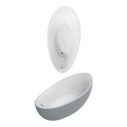 Villeroy & Boch Villeroy und Boch Aveo new generation Sonderform-Badewanne Q194AVE9W1BCV01 190 x 95 cm, speziell, freistehend, mit Ablaufgarnitur, wei&szlig;