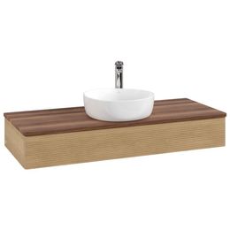 Villeroy & Boch Villeroy & Boch Antao Waschtischunterschrank 1200x190x500mm L10152HN mit Beleuchtung mit Struktur FK/AP: HN/2
