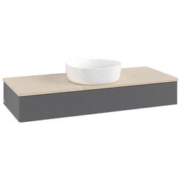 Villeroy & Boch Villeroy & Boch Antao Waschtischunterschrank 1200x190x500mm L10113GK mit Beleuchtung mit Struktur FK/AP: GK/3