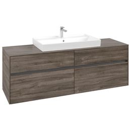 Villeroy & Boch Villeroy und Boch Collaro Waschtischunterschrank C02800RK 160x54,8x50cm, Waschtisch mittig, Stone Oak