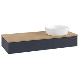 Villeroy & Boch Villeroy & Boch Antao Waschtischunterschrank 1200x190x500mm L12111HG mit Beleuchtung mit Struktur FK/AP: HG/1