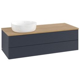 Villeroy & Boch Villeroy & Boch Antao Waschtischunterschrank 1200x360x500mm L22111HG mit Beleuchtung mit Struktur FK/AP: HG/1