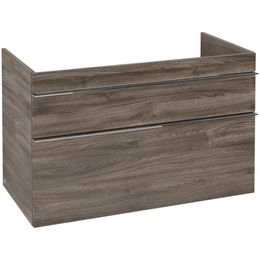 Villeroy & Boch Villeroy und Boch Venticello Waschtisch-Unterschrank A92701RK 95,3x59x50,2cm, Becken links, Griff Chrom, Stone Oak