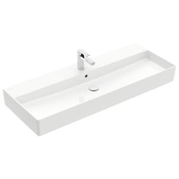 Villeroy & Boch Villeroy & Boch Memento 2.0 Waschtisch 4A22CL01 120 x 47 cm, wei&szlig; alpin, mit Hahnloch, mit &Uuml;berlauf