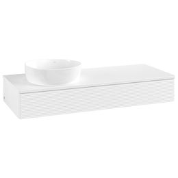 Villeroy & Boch Villeroy & Boch Antao Waschtischunterschrank 1200x190x500mm L11110MT mit Beleuchtung mit Struktur FK/AP: MT/0