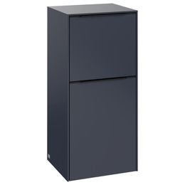 Villeroy & Boch Villeroy und Boch Subway 3.0 Seitenschrank C59501VQ 40x86x36,2cm, Schanier rechts/Griff Volcano black, marine blue