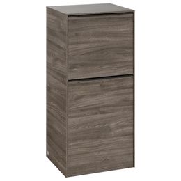 Villeroy & Boch Villeroy und Boch Subway 3.0 Seitenschrank C59501RK 40x86x36,2cm, Schanier rechts/Griff Volcano black, stone oak