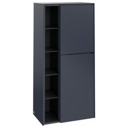 Villeroy & Boch Villeroy und Boch Subway 3.0 Mittelschrank C59902VQ 57,4x120x36,2cm, Schanier rechts/Griff monochrom, marine blue