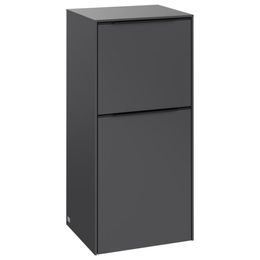Villeroy & Boch Villeroy und Boch Subway 3.0 Seitenschrank C59501VR 40x86x36,2cm, Schanier rechts/Griff Volcano black, graphite