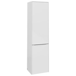 Villeroy & Boch Villeroy und Boch Subway 3.0 Hochschrank C59300VE 40x171x36,2cm, Schanier rechts/Griff Aluminium gl&auml;nzend, brilliant white