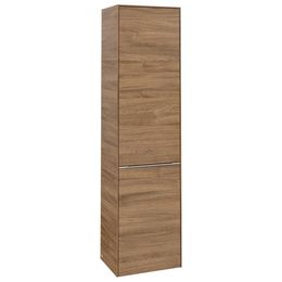 Villeroy & Boch Villeroy und Boch Subway 3.0 Hochschrank C59300RH 40x171x36,2cm, Schanier rechts/Griff Aluminium gl&auml;nzend, kansas oak