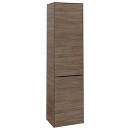 Villeroy & Boch Villeroy und Boch Subway 3.0 Hochschrank C59201VH 40x171x36,2cm, Schanier links/Griff Volcano black, arizona oak
