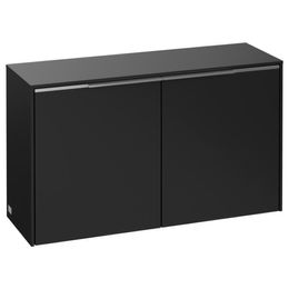 Villeroy & Boch Villeroy und Boch Subway 3.0 Sideboard C60000VL 80,5x42,3x25,6cm, Griff Aluminium gl&auml;nzend, volcano black