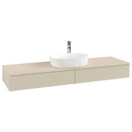 Villeroy & Boch Villeroy & Boch Antao Waschtischunterschrank 1600x190x500mm L14153HJ mit Beleuchtung mit Struktur FK/AP: HJ/3