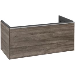 Villeroy & Boch Villeroy und Boch Subway 3.0 Waschtisch-Unterschrank C569L0RK 97,3x42,9x47,8cm, mit LED/Griff Aluminium gl&auml;nzend, stone oak