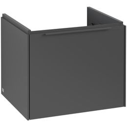 Villeroy & Boch Villeroy und Boch Subway 3.0 Waschtisch-Unterschrank C57902VR 52,3x42,9x44,75cm, ohne LED/Griff monochrom, graphite