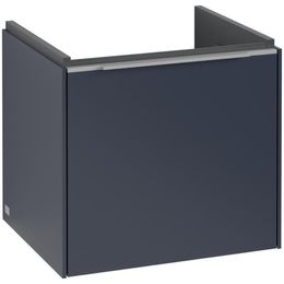 Villeroy & Boch Villeroy und Boch Subway 3.0 Waschtisch-Unterschrank C580L0VQ 47,3x42,9x40,75cm, mit LED/Griff Aluminium gl&auml;nzend, marine blue