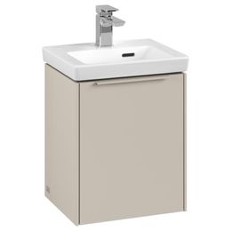 Villeroy & Boch Villeroy und Boch Subway 3.0 Waschtisch-Unterschrank C58302VN 35,1x42,9x30,9cm, Schanier links/Griff monochrom, cashmere grey