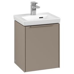 Villeroy & Boch Villeroy und Boch Subway 3.0 Waschtisch-Unterschrank C58302VM 35,1x42,9x30,9cm, Schanier links/Griff monochrom, taupe