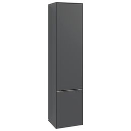 Villeroy & Boch Villeroy und Boch Subway 3.0 Hochschrank C58702VR 40x171x36,2cm, Schanier rechts/Griff monochrom, graphite