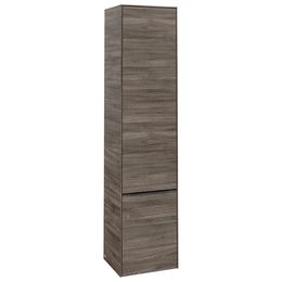 Villeroy & Boch Villeroy und Boch Subway 3.0 Hochschrank C58701RK 40x171x36,2cm, Schanier rechts/Griff Volcano black, stone oak