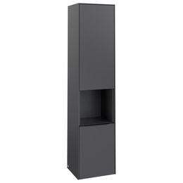 Villeroy & Boch Villeroy und Boch Subway 3.0 Hochschrank C58901VR 40x171x36,2cm, Schanier rechts/Griff Volcano black, graphite