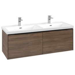 Villeroy & Boch Villeroy und Boch Subway 3.0 Waschtisch-Unterschrank C56701VH 127,2x42,9x47,8cm, ohne LED/Griff Volcano black, arizona oak