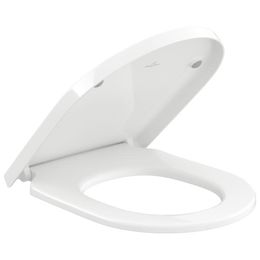 Villeroy & Boch Villeroy und Boch Subway 3.0 WC-Sitz 8M426101 Schaniere aus Edelstahl, ohne QuickRelease und Softclosing, wei&szlig; alpin