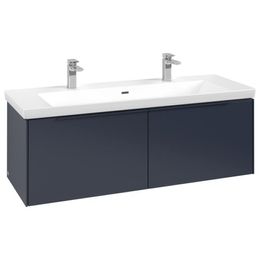 Villeroy & Boch Villeroy und Boch Subway 3.0 Waschtisch-Unterschrank C601L2VQ 127,2x42,9x47,8cm, mit LED/Griff monochrom, marine blue