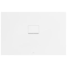 Villeroy & Boch Villeroy und Boch Squaro Infinity Duschwanne UDQ1280SQI2V-RW 120 x 80 x 4 cm, Stone White, universal einbaubar