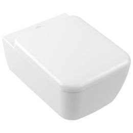 Villeroy & Boch Villeroy und Boch Skyla WC-Set Combi-Pack 4682CLRW 370x530x310mm, wandh&auml;ngend, mit TwistFlush, Stone White CeramicPlus