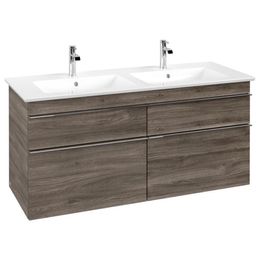 Villeroy & Boch Villeroy und Boch Venticello Waschtisch-Unterschrank A93001RK 125,3x59x50,2cm, Griff Chrom, Stone Oak
