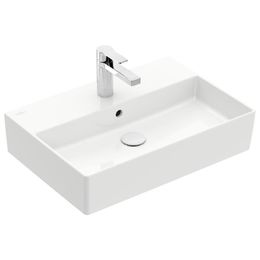 Villeroy & Boch Villeroy & Boch Memento 2.0 Waschtisch 4A226001 60 x 42 cm, wei&szlig; alpin, mit Hahnloch, mit &Uuml;berlauf