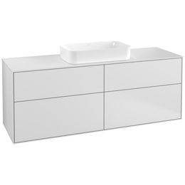 Villeroy & Boch Villeroy und Boch Finion Waschtischunterschrank G32100MT 160x60,3cm, Emotion, Abdeckplatte white matt, White matt lacquer