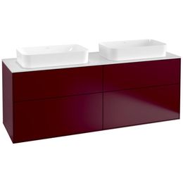 Villeroy & Boch Villeroy und Boch Finion Waschtischunterschrank G31100HB 160x60,3cm, Emotion, Abdeckplatte white matt, Peony Matt