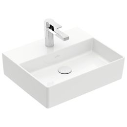 Villeroy & Boch Villeroy & Boch Memento 2.0 Waschtisch 4A225101 50 x 42 cm, wei&szlig; alpin, mit Hahnloch, ohne &Uuml;berlauf