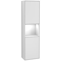 Villeroy & Boch Villeroy und Boch Finion Hochschrank G460GFMT 41,8x151,6cm, links, Emotion, Regal Glossy white lacquer, White matt lacquer
