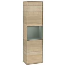 Villeroy & Boch Villeroy und Boch Finion Hochschrank G470GMPC 41,8x151,6cm, rechts, Emotion, Regal Olive Matt Lacquer, Oak Veneer