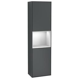 Villeroy & Boch Villeroy und Boch Finion Hochschrank G470MTHG 41,8x151,6cm, rechts, Emotion, Regal White Matt Lacquer, Midnight Blue Matt Lacquer