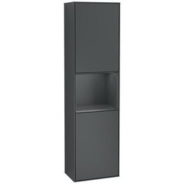 Villeroy & Boch Villeroy und Boch Finion Hochschrank F460HGHG 41,8x151,6x27cm, links, Regal Midnight Blue Matt Lacquer, Midnight Blue Matt Lacquer