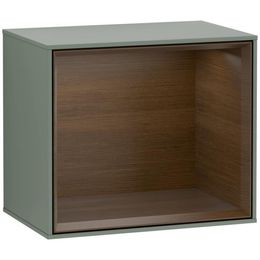 Villeroy & Boch Villeroy und Boch Finion Regalmodul G580GNGM 41,8x35,6x27cm, Emotion, Regal Walnut Veneer, Olive Matt Lacquer