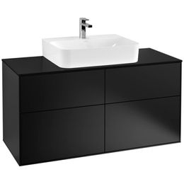 Villeroy & Boch Villeroy & Boch Finion Unterschrank F13200PD 120x60,3cm, Black Matt Lacquer