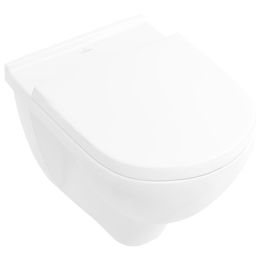 Villeroy & Boch Villeroy & Boch O.Novo Wand Tiefsp&uuml;l WC 5660R0R1 wei&szlig; Ceramicplus, DirectFlush, sp&uuml;lrandlos