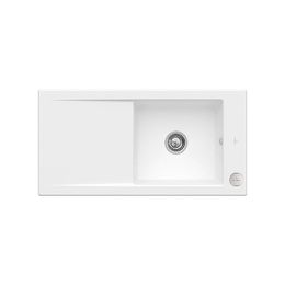 Villeroy & Boch Villeroy und Boch Timeline 60 Flat Fl&auml;chenb&uuml;ndige Sp&uuml;le 67902FRW mit Ablaufgarnitur und Exzenterbet&auml;tigung, Stone White