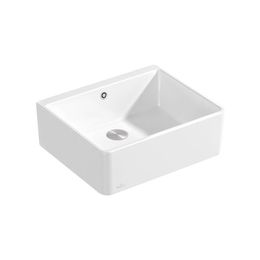Villeroy & Boch Villeroy und Boch Sp&uuml;lstein Einzelbecken 636002R1 Ablaufgarnitur mit Exzenterbet&auml;tigung, wei&szlig;