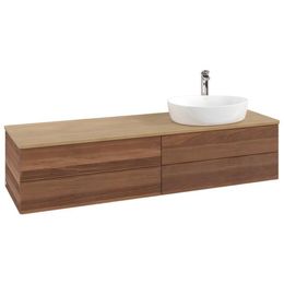 Villeroy & Boch Villeroy & Boch Antao Waschtischunterschrank 1600x360x500mm L27151HM mit Beleuchtung mit Struktur FK/AP: HM/1