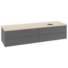 Villeroy & Boch Villeroy & Boch Antao Waschtischunterschrank 1600x360x500mm L27153GK mit Beleuchtung mit Struktur FK/AP: GK/3