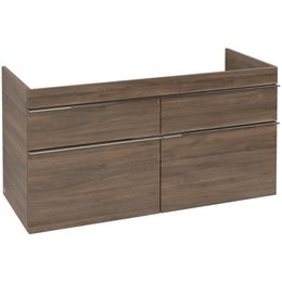 Villeroy & Boch Villeroy und Boch Venticello Waschtisch-Unterschrank A92901VH 115,3 x 59 x 50,2 cm, Griff Chrom, arizona oak