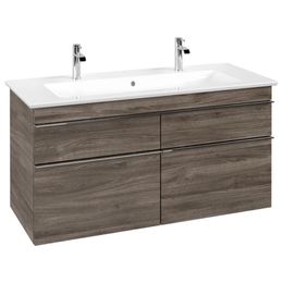 Villeroy & Boch Villeroy und Boch Venticello Waschtisch-Unterschrank A92901RK 115,3x59x50,2cm, Griff Chrom, Stone Oak